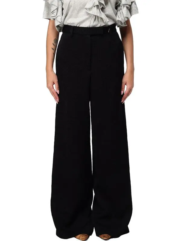 Dries Van Noten Textured Wide-leg Trousers - Black