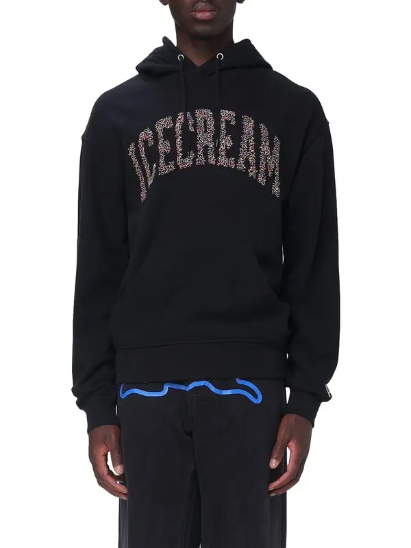 ICECREAM Logo Hoodie - Black