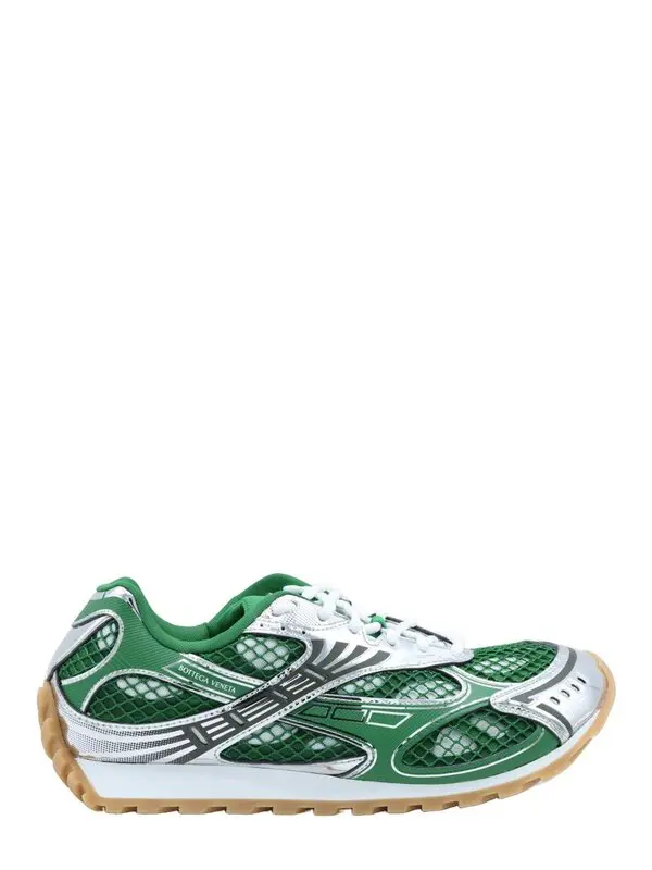 Bottega Veneta Orbit Technical Mesh Sneakers - Green