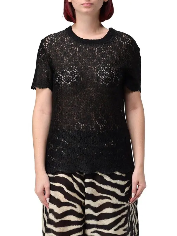 Ermanno Scervino Lace T-shirt - Black