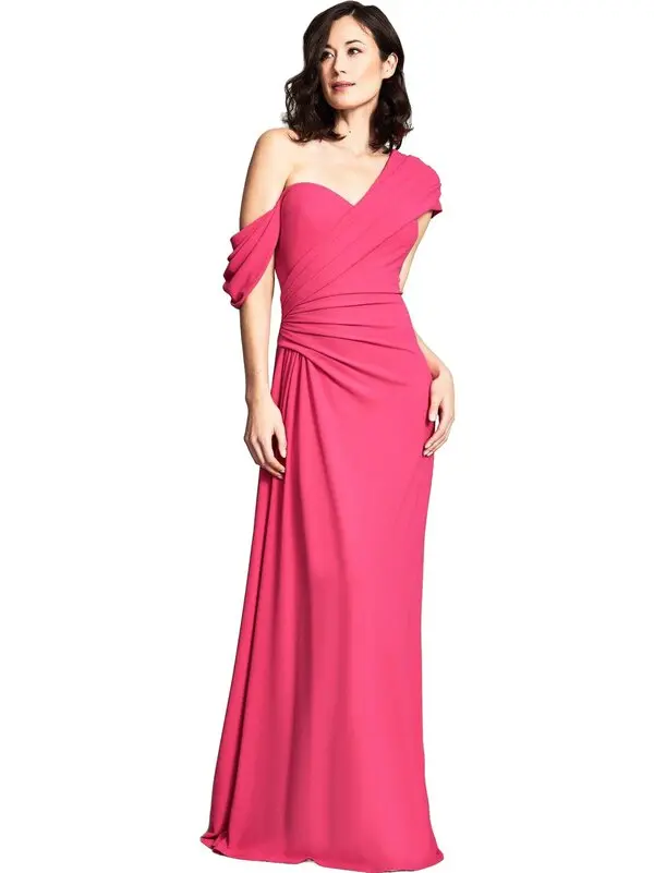 Tadashi Shoji Risa One-shoulder Gown - Blossom