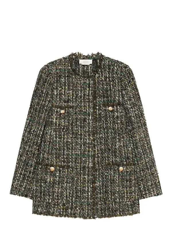Marina Rinaldi Tweed Jacket - Brown