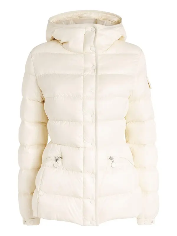 Moncler Down Hooded Barante Jacket - Ivory