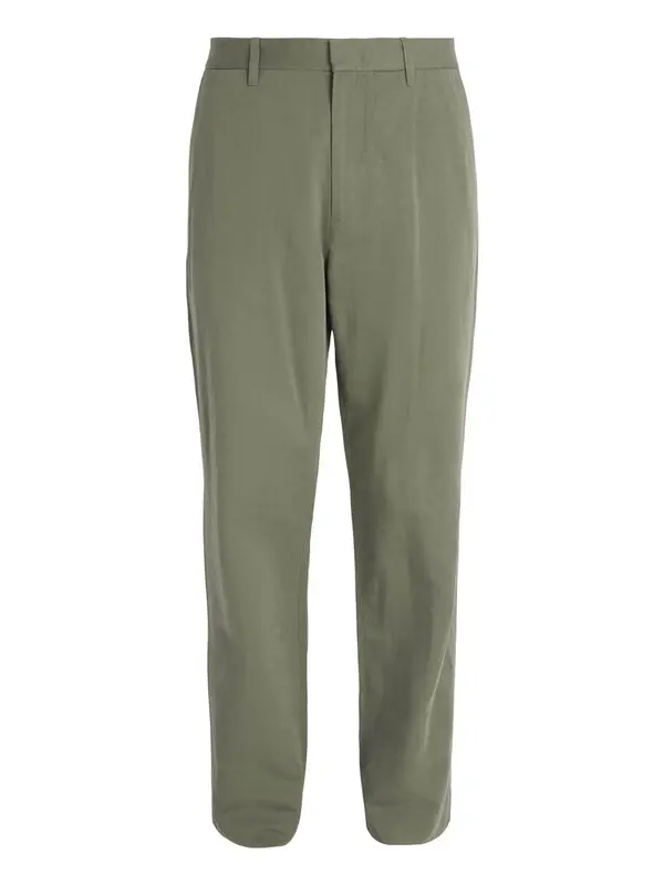 Vince Cotton-linen Louie Chinos - Green