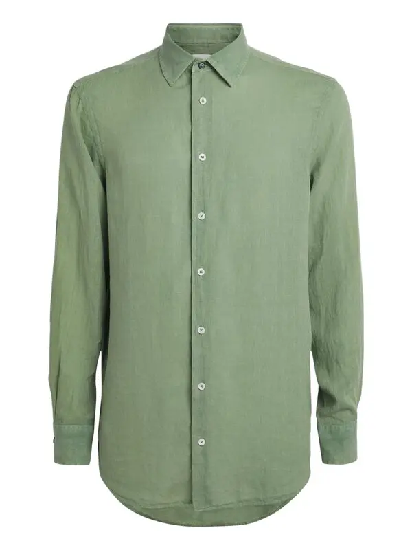 Paul Smith Linen Regular-fit Shirt - Green