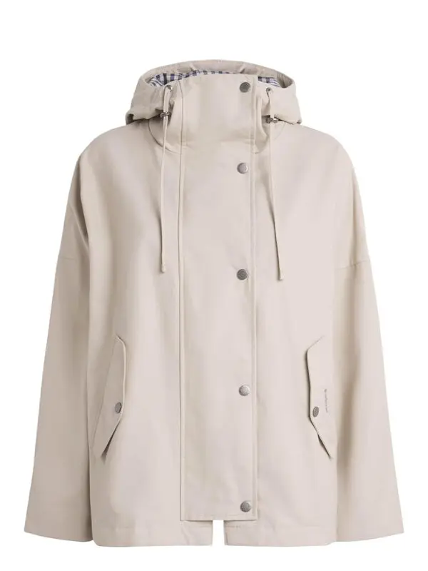 Barbour Showerproof Kingswood Hooded Jacket - Beige