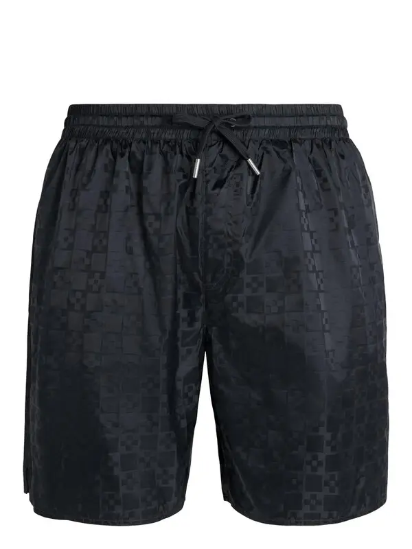 Sandro Jacquard Swim Shorts - Black