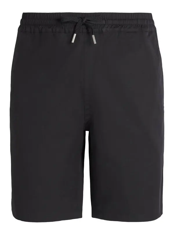 Sandro Cotton Drawstring Shorts - Black