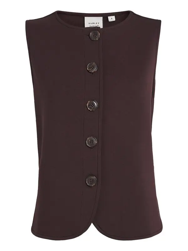 Varley Josie Waistcoat - Brown