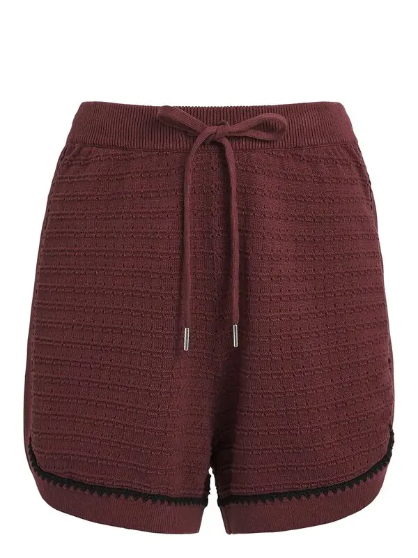 Varley Morden Knit Shorts - Brown