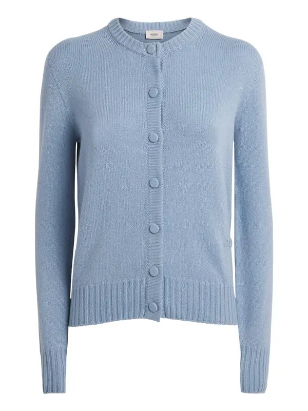 Agnona Cashmere Lipstick Cardigan - Blue