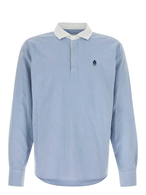 Prada Powder Oxford Shirt - Blue