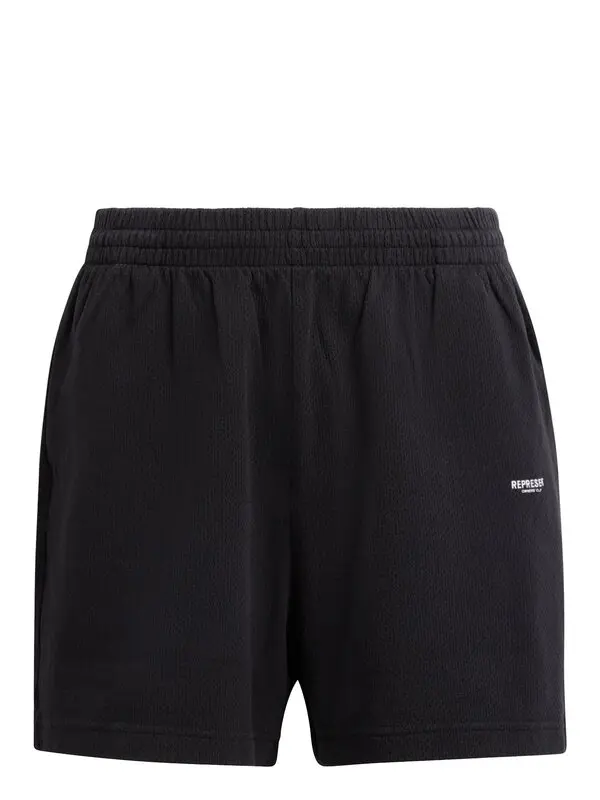 REPRESENT Cotton Mesh Owners Club Shorts - Black