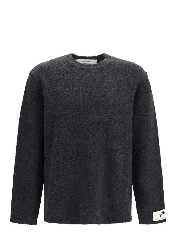 GOLDEN GOOSE Wool Crew Neck Sweater - Gray