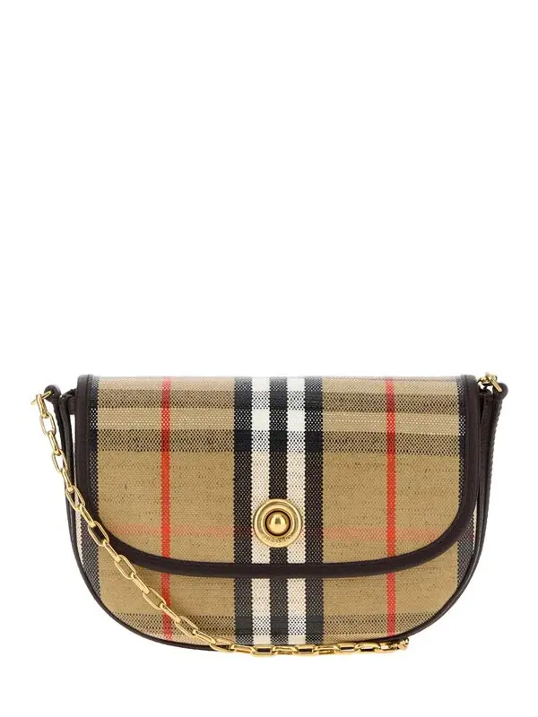Burberry Printed Canvas Small Highlands Crossbody Bag - Multicolor