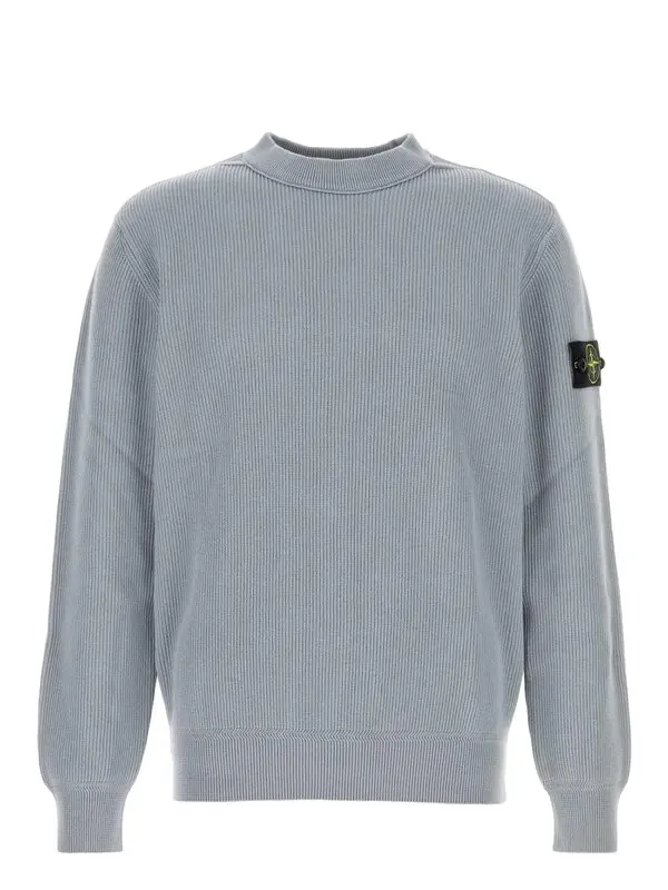 Stone Island Powder Cotton Sweater - Blue