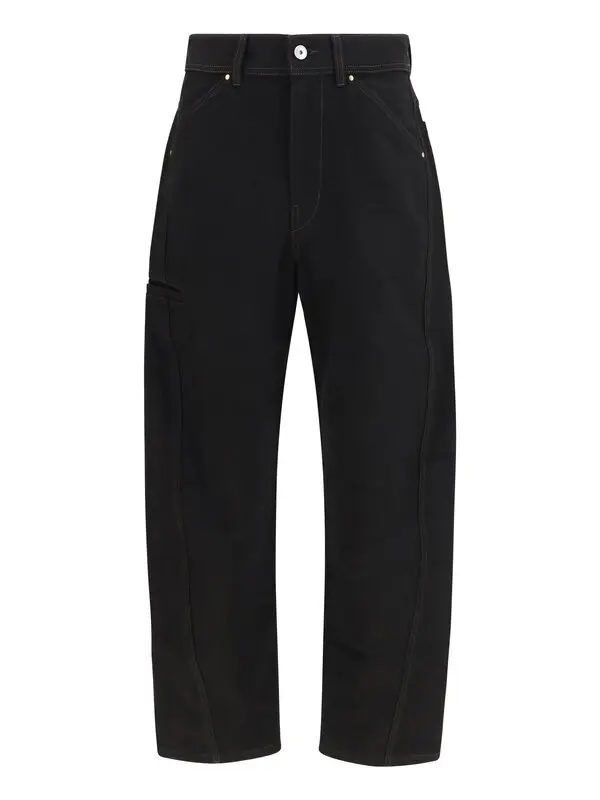 LEMAIRE Twisted Workwear Pants - Black