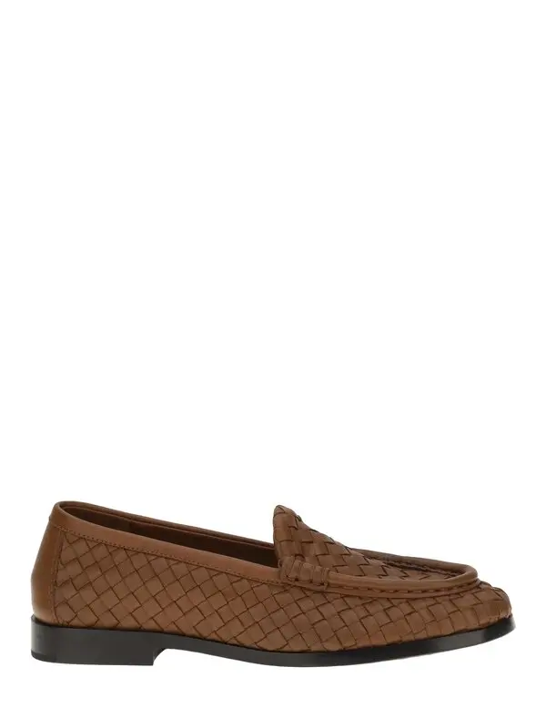 Bottega Veneta Silenzio Loafers - Brown