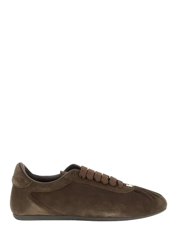 Dolce & Gabbana Low-top Suede Sneakers - Brown