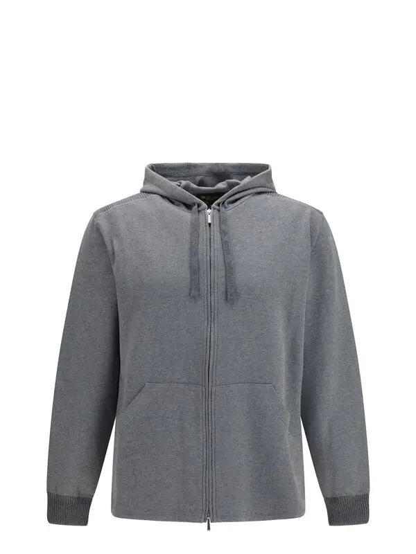 Loro Piana Whitney Hooded Sweatshirt - Gray