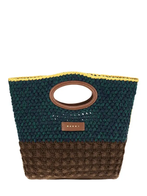 Marni Crochet Wool Handbag - Multicolor