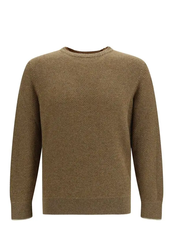 Loro Piana Varallo Crew Neck Sweater - Brown