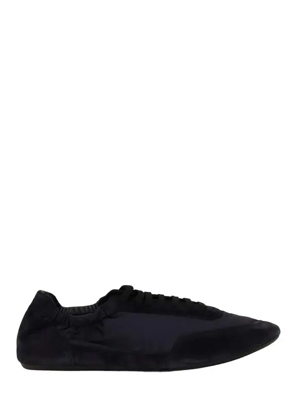 Prada Collapse Re-nylon And Suede Sneakers - Blue
