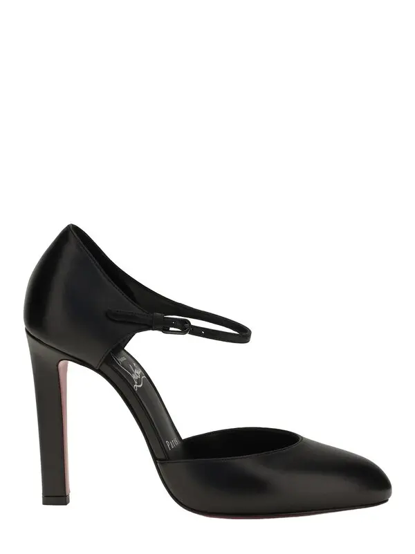 CHRISTIAN LOUBOUTIN Fanny Demie Leather Pumps - Black