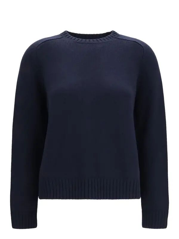 Loro Piana Parksville Cashmere Crewneck Sweater - Blue