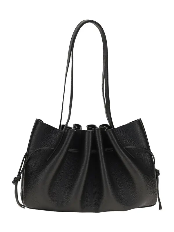 Yuzefi Scallop Shoulder Bag - Black