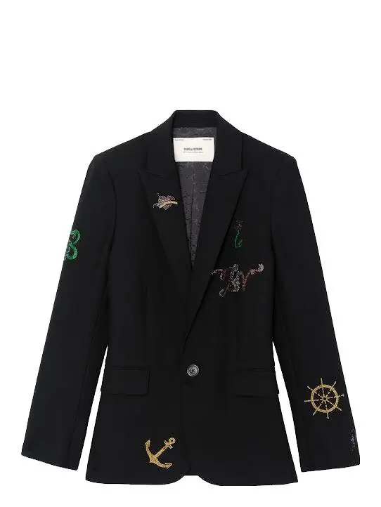 Zadig&Voltaire Valse Blazer - Black