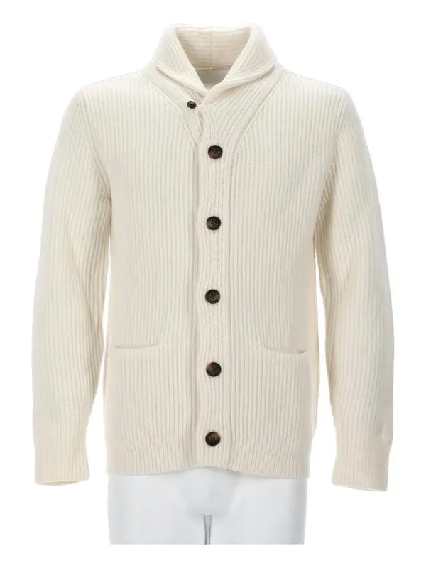 MC2 SAINT BARTH Wool Cardigan - Ivory