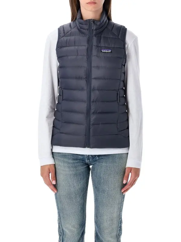 Patagonia Down Sweater Vest With 800-fill Rds-certified Down And Pfas-free Dwr - Smolder Blue