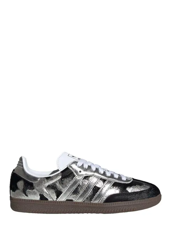 Adidas Wmns Samba Og Silver Metallic Cloud White - Black