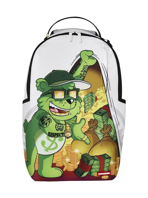 SPRAYGROUND Moneybear Cash Cub Backpack - White