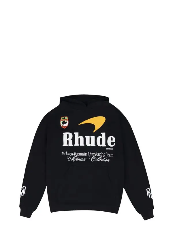 Rhude Monaco Collection Hoodie - Black