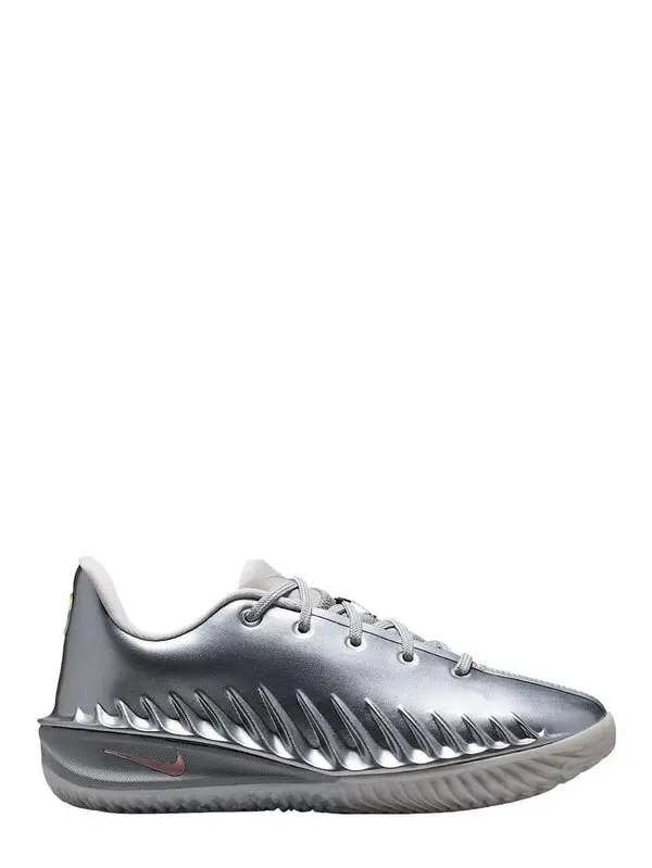 Nike G.t. Cut 4 Gs 'metallic Silver Iron Grey - Black