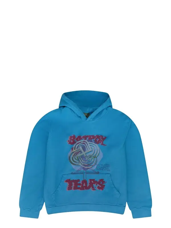 DENIM TEARS Graphic Hoodie - Blue
