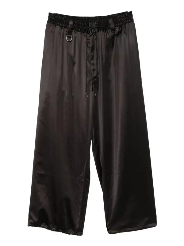 Y3 Logo Trackpants - Black