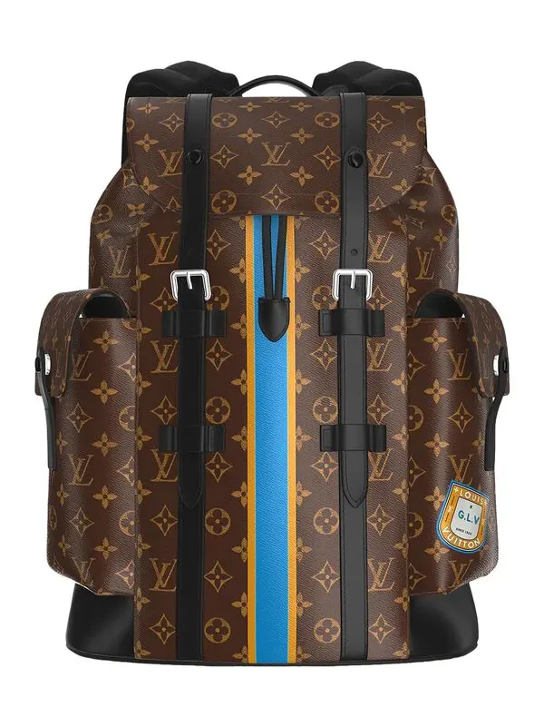 LOUIS VUITTON Christopher Mm Monogram Backpack - Brown