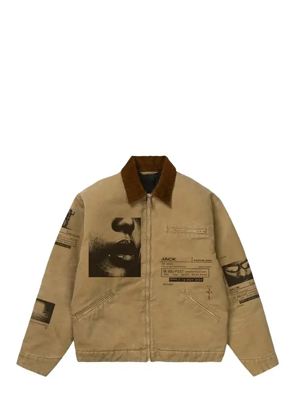TRAVIS SCOTT X Playstation System Work Jacket - Tan