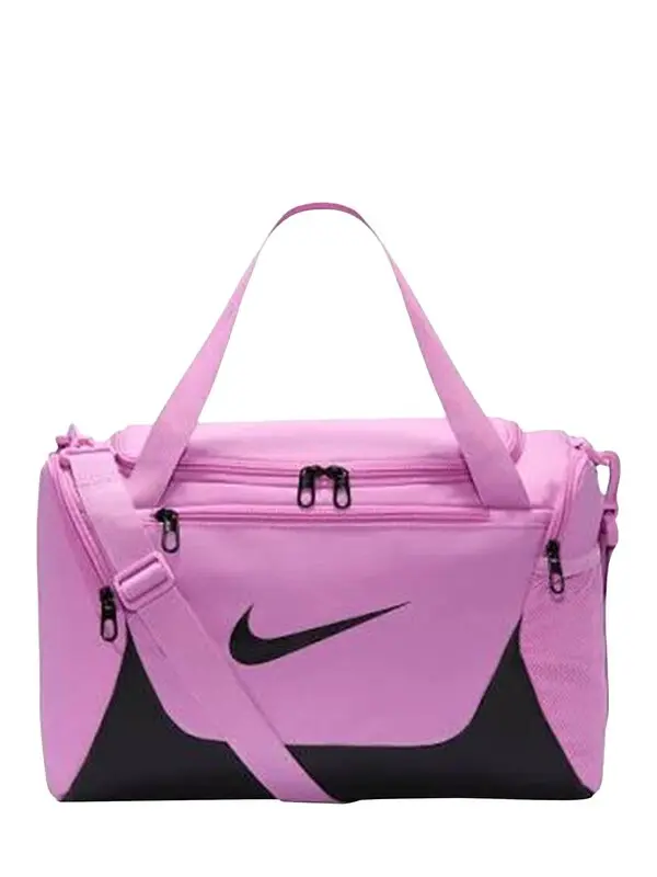 Nike 24l Xs Brasilia Duffel Bag 'light Magenta/black - Pink