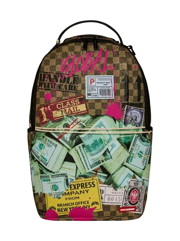 SPRAYGROUND Torn Packaging Dlxsv Backpack - Brown