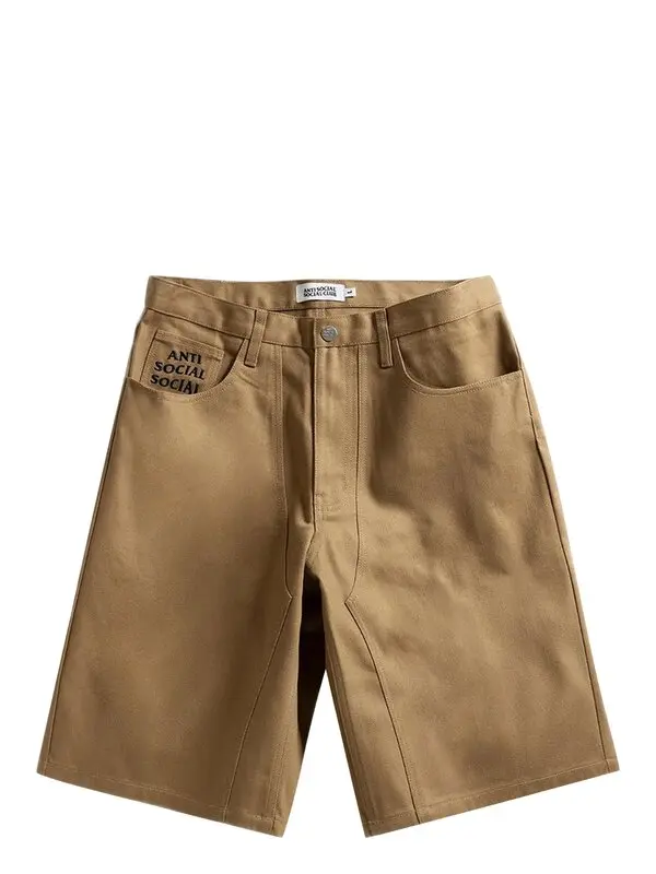 ANTI SOCIAL SOCIAL CLUB Chainstick Carpenter Shorts - Brown