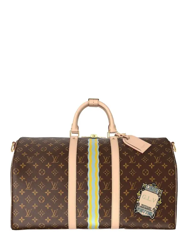 LOUIS VUITTON Keepall Bandoulière 50 Mon Monogram Monogram Canvas - Brown