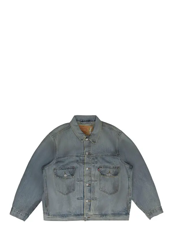 DENIM TEARS Dirty Wash Type-2 Denim Jacket - Blue