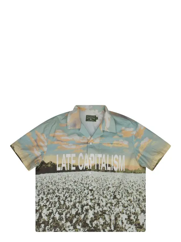 DENIM TEARS Late Capitalism Printed Button-up Shirt - Multicolor