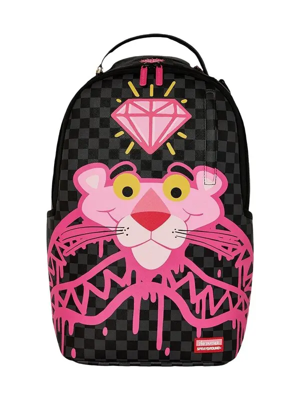 SPRAYGROUND Pink Panther Drippy Diamonds Backpack /pink - Black