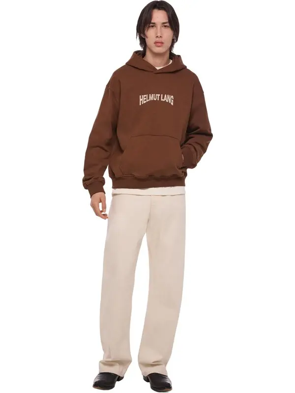 Helmut Lang Ticket Hoodie - Bourbon