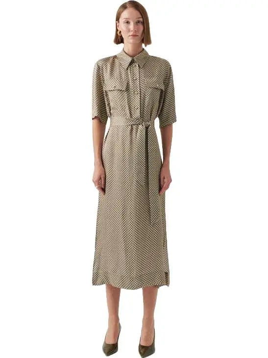 EXQUISE Sasha Midi Dress - Multi Color